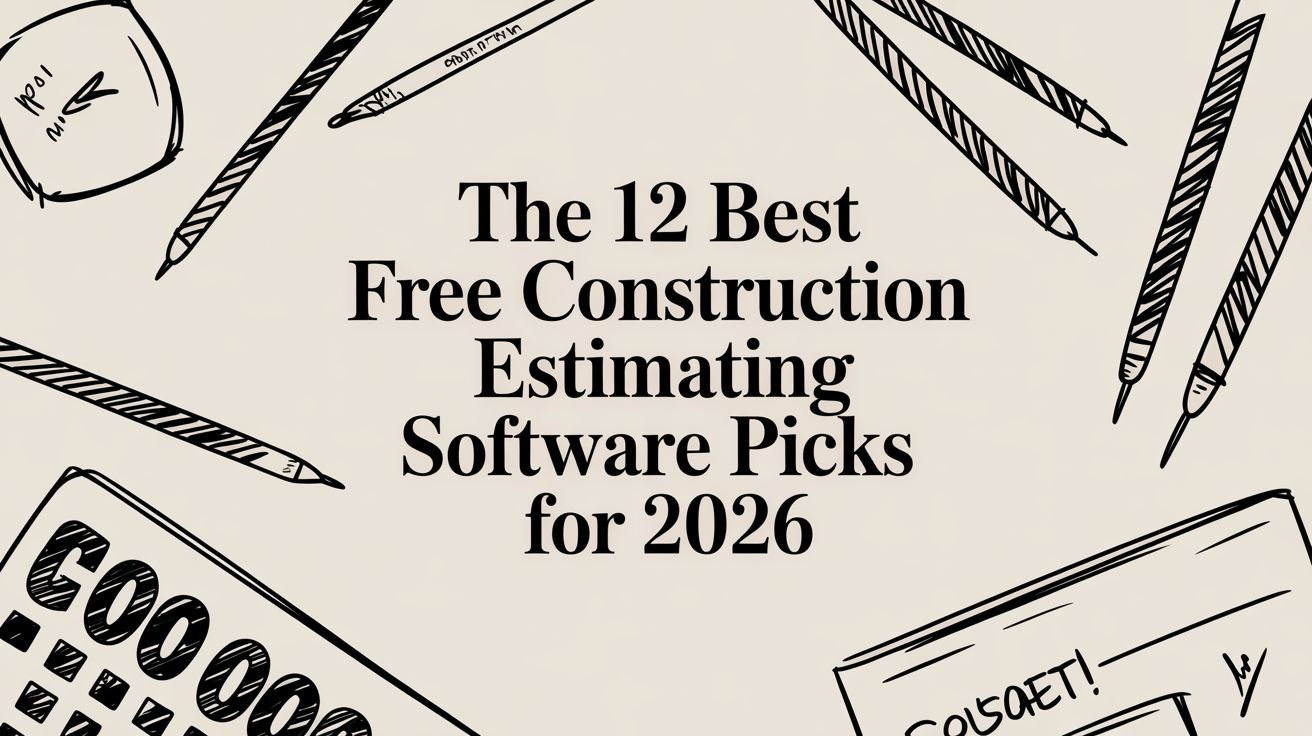 The 12 Best Free Construction Estimating Software Picks for 2026 | Blog ...