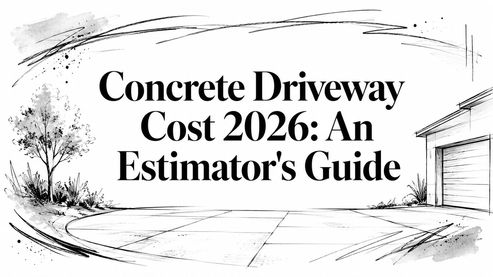 Concrete Driveway Cost 2026: An Estimator's Guide | Blog | Exayard