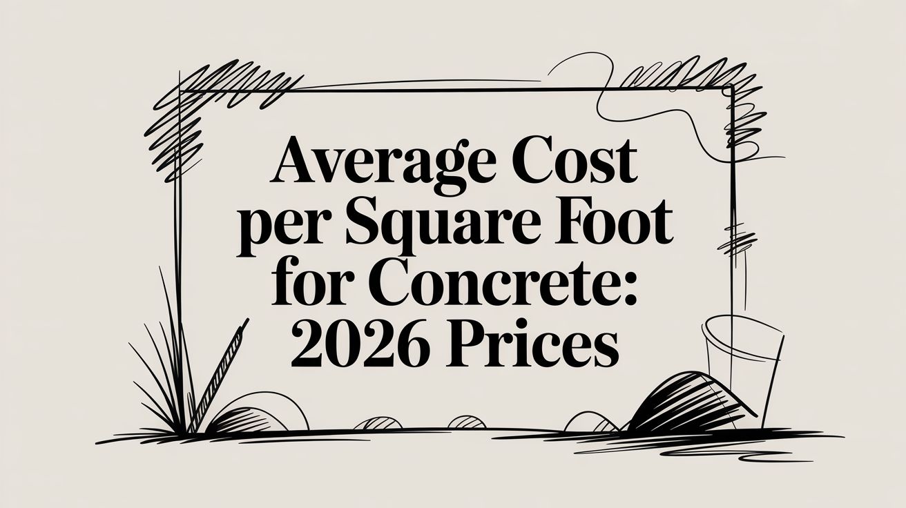 Average Cost Per Square Foot for Concrete: 2026 Prices | Blog | Exayard